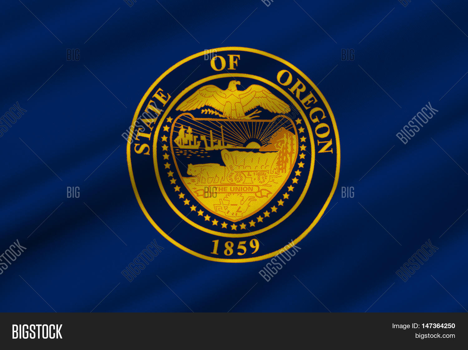 Flag Oregon State Image & Photo (Free Trial) | Bigstock
