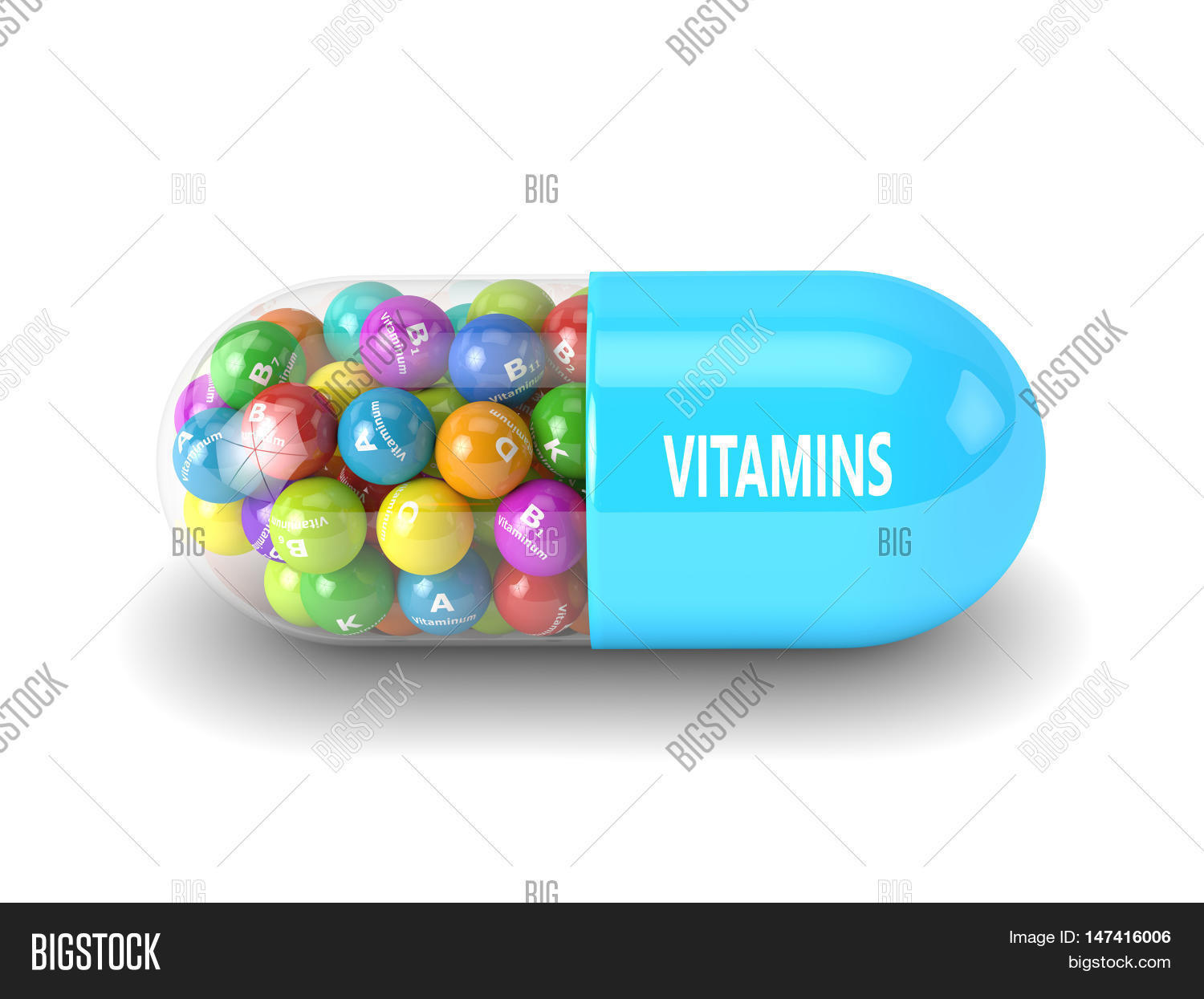 3D Rendering Vitamin Image & Photo (Free Trial) | Bigstock