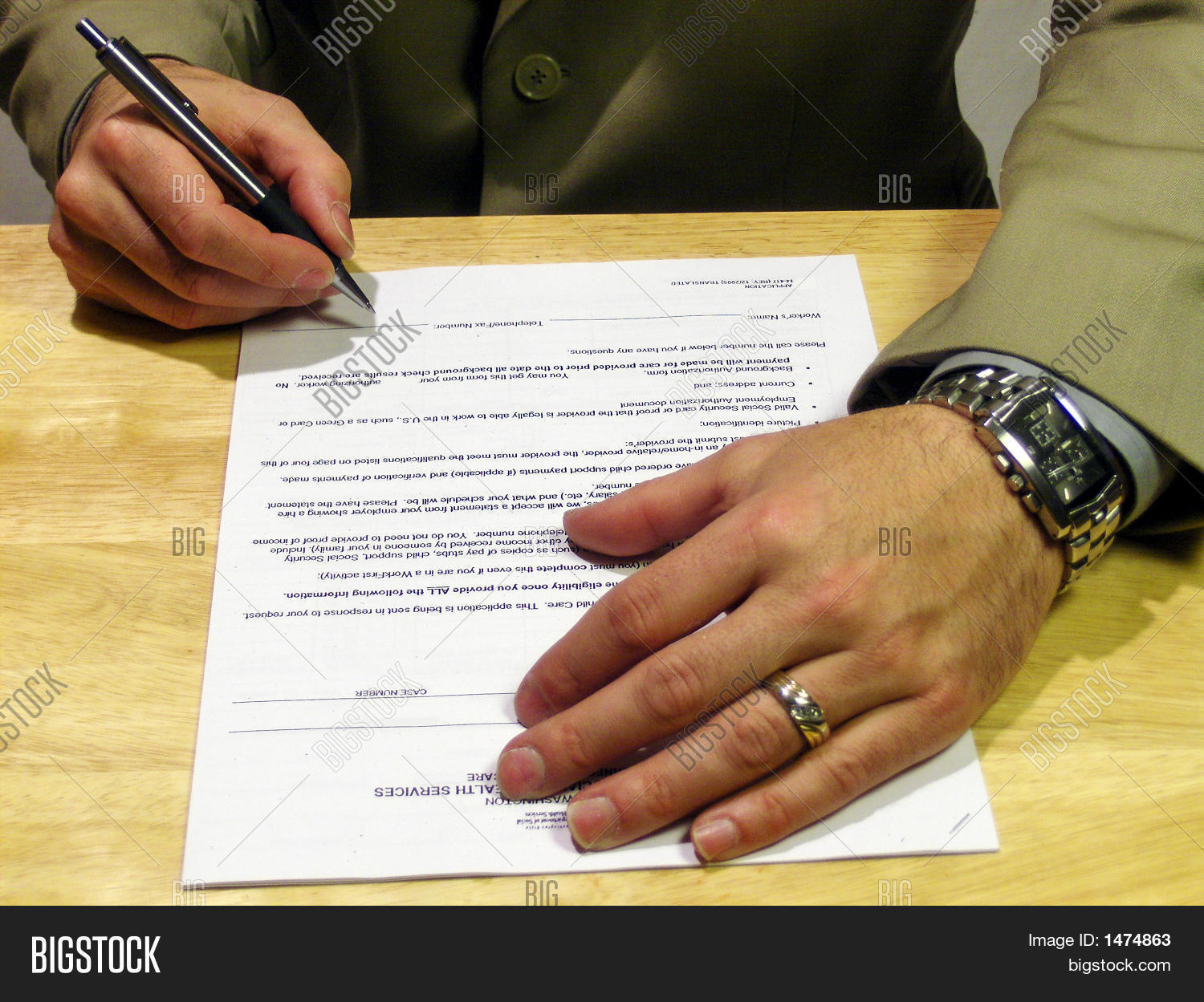 Signing On Dotted Line Image & Photo (Free Trial) | Bigstock