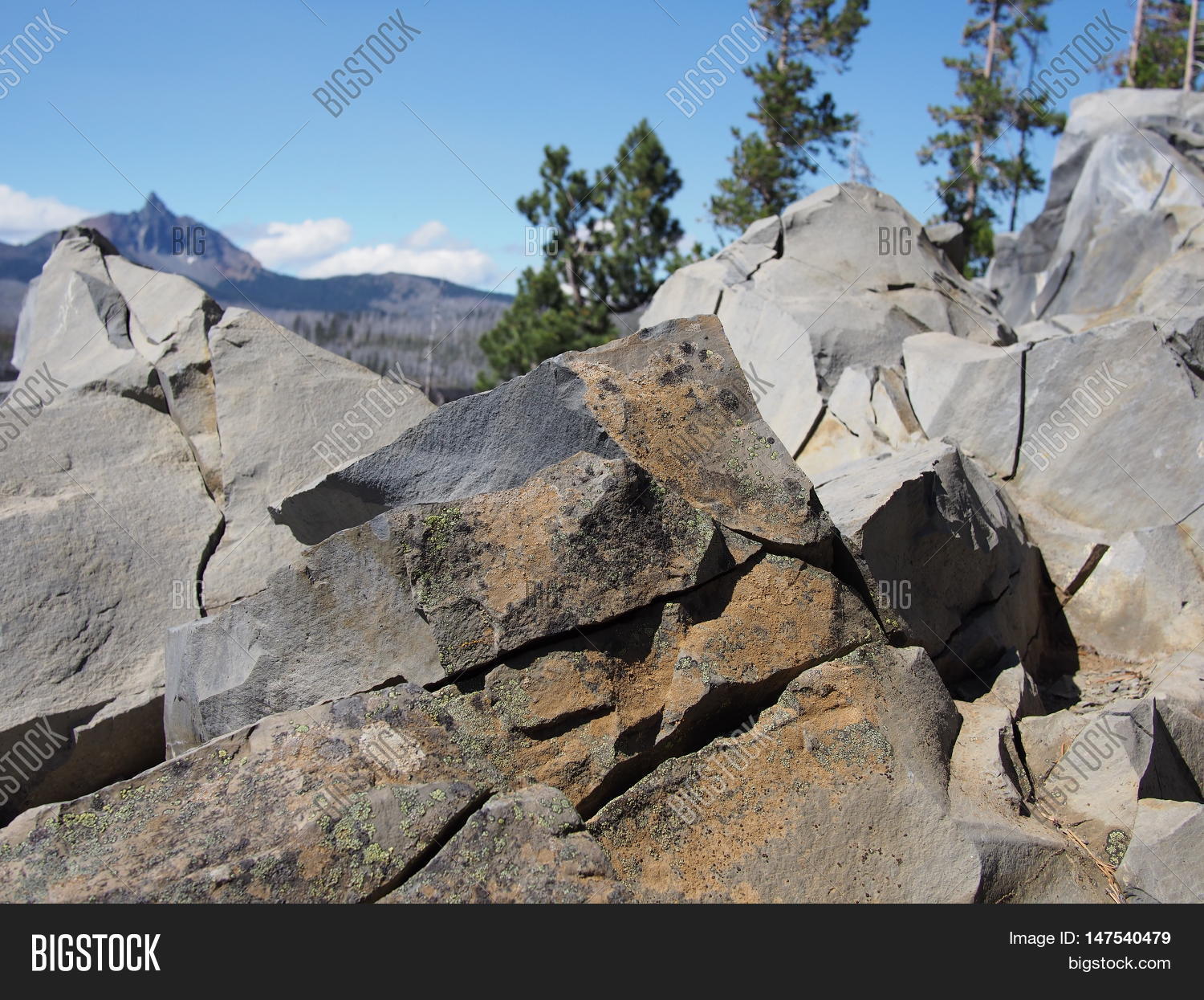 Close Jagged Boulders Image & Photo (Free Trial) | Bigstock