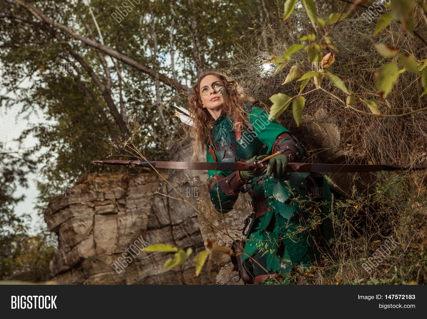 Elf Woman Green Image & Photo (Free Trial) | Bigstock
