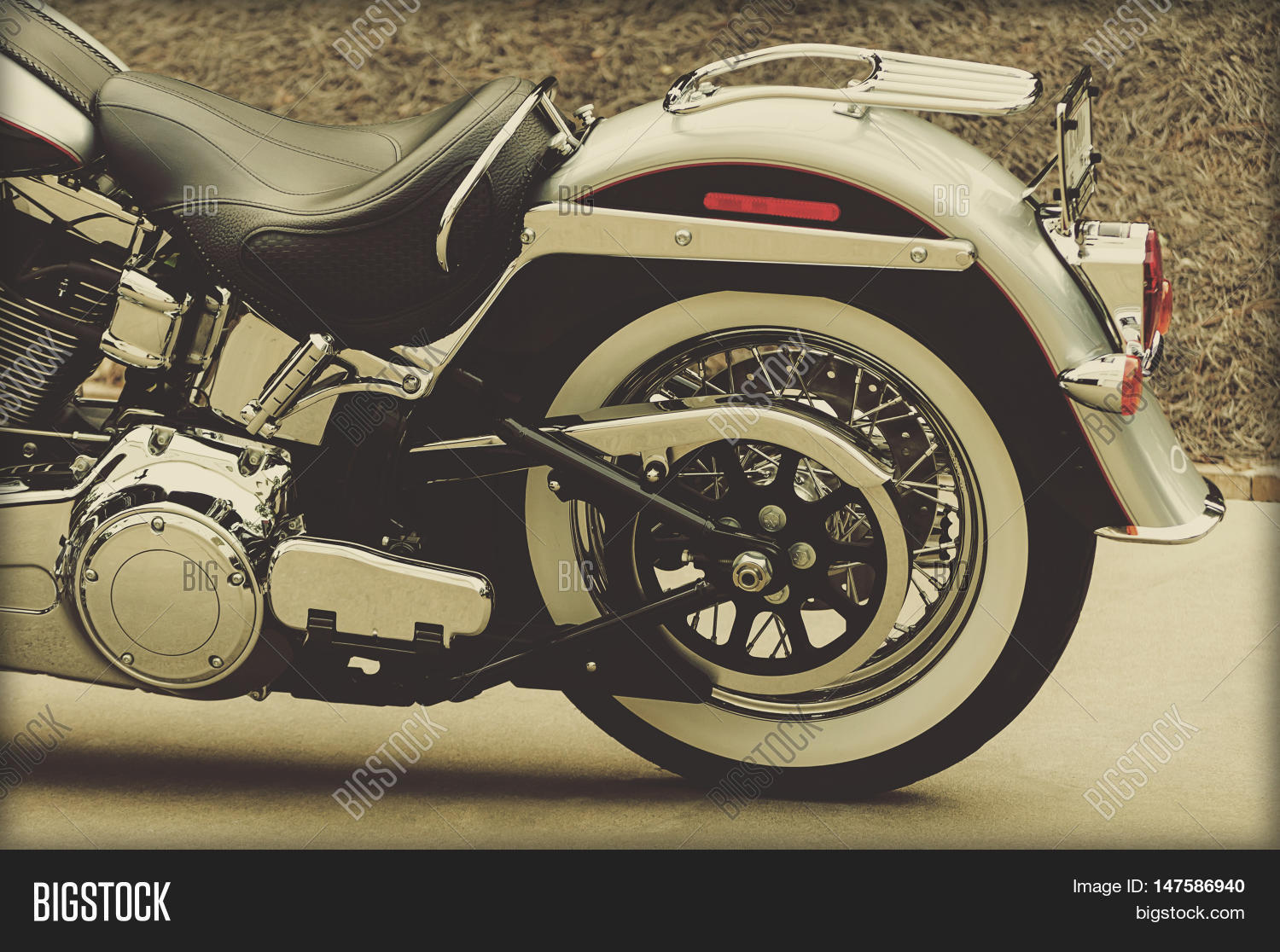 Rear End Motorcycle Image & Photo (Free Trial) | Bigstock