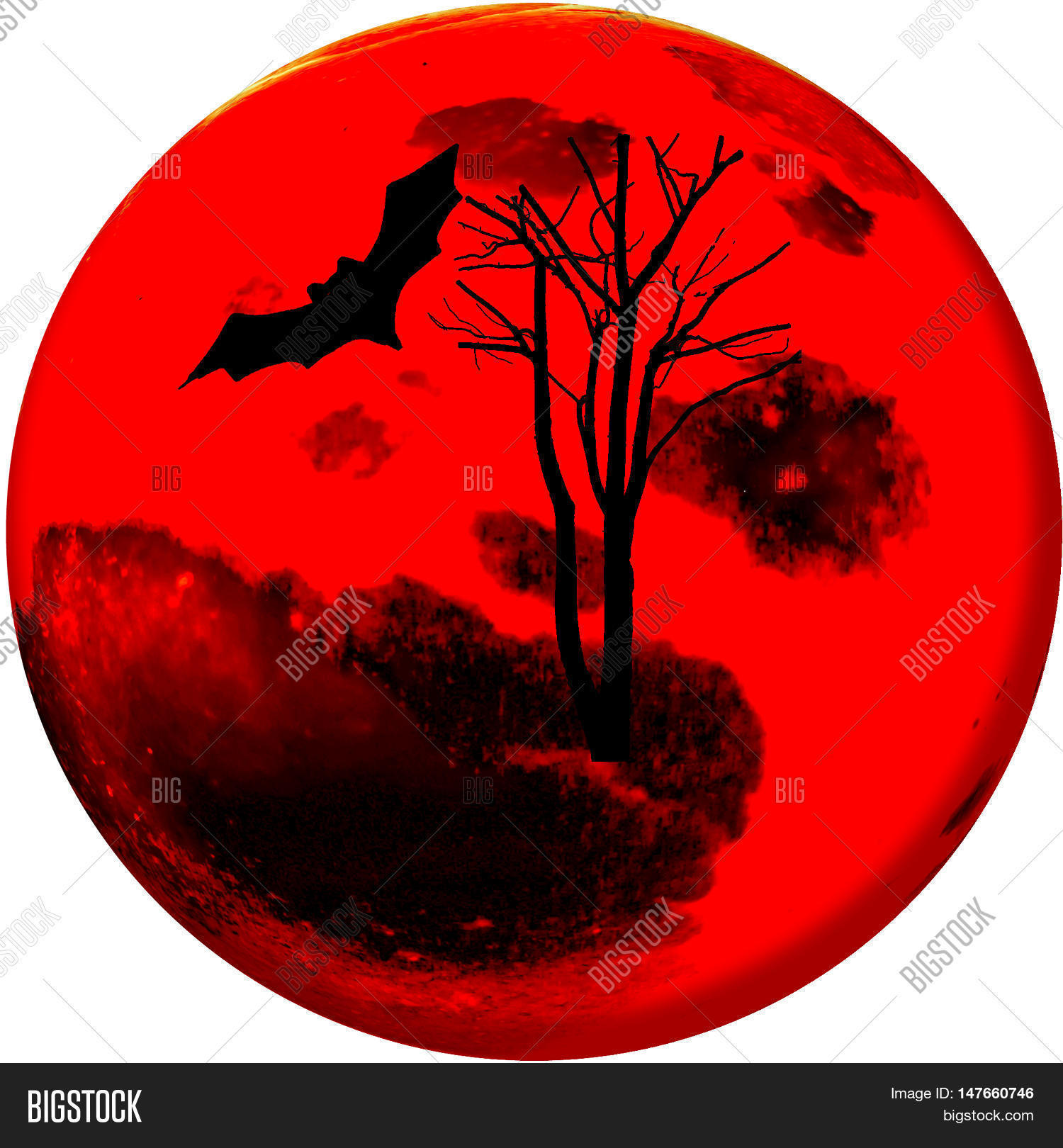 Halloween Night Moon Image & Photo (Free Trial) | Bigstock