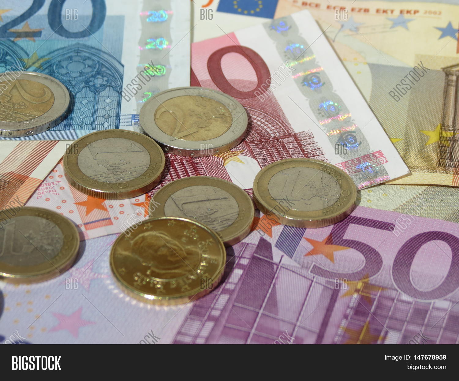 Euro Coins Notes Image & Photo (Free Trial) | Bigstock