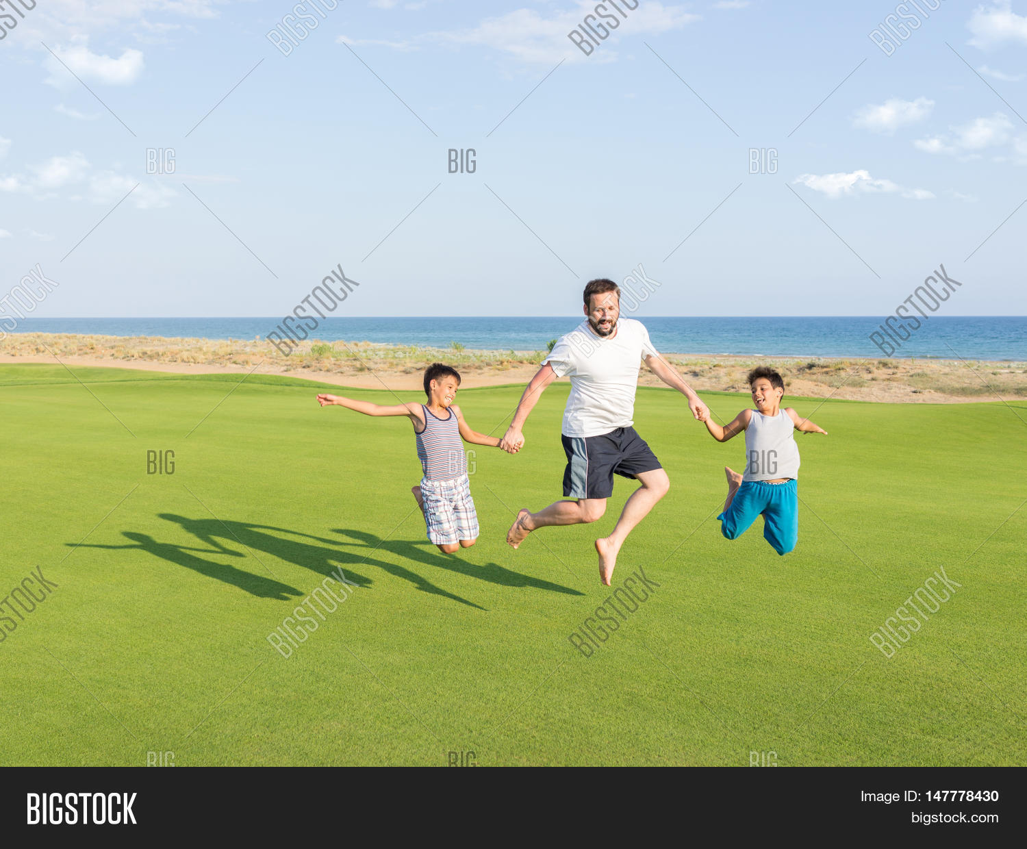Happy Kids On Summer Image & Photo (Free Trial) | Bigstock