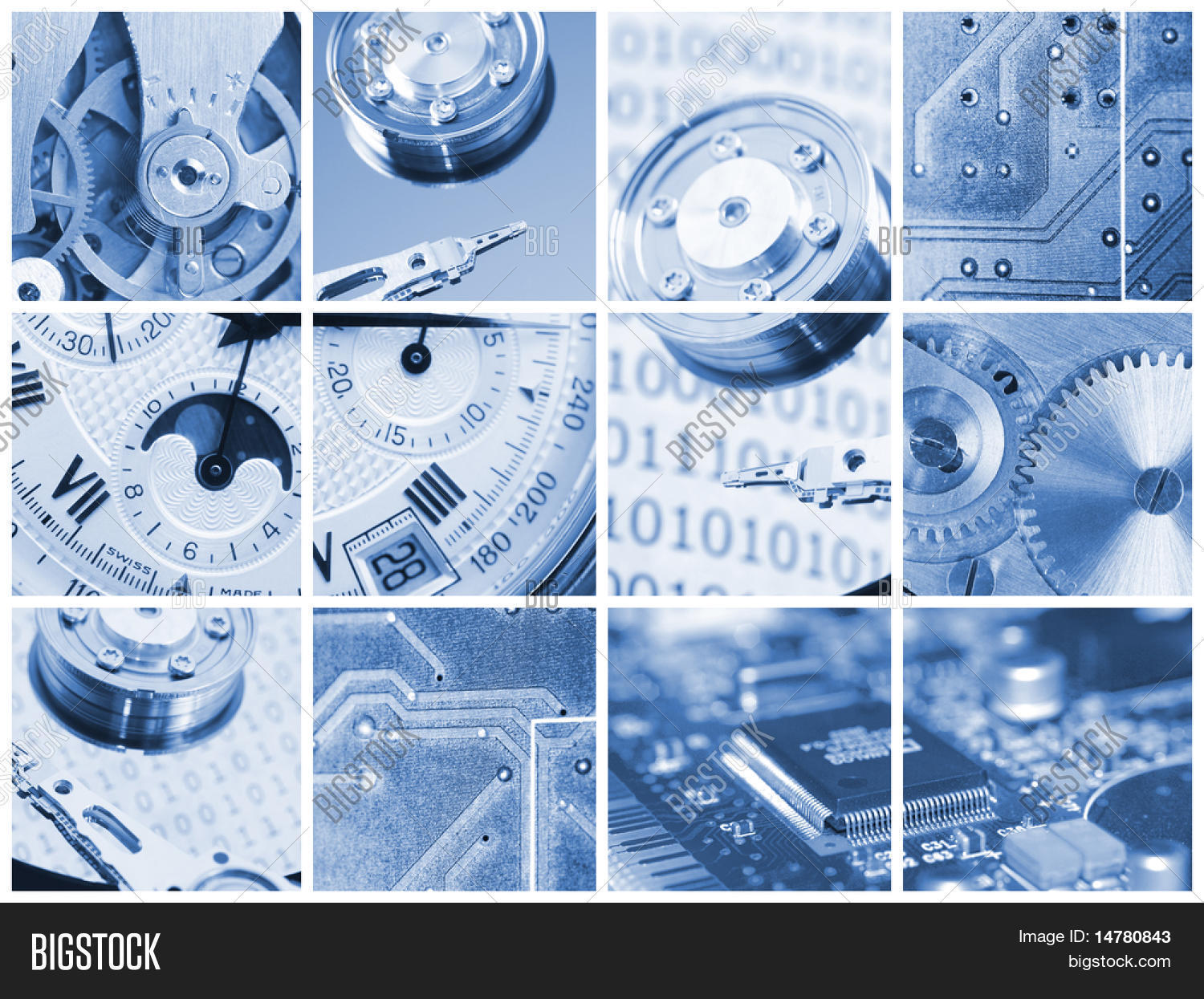 Collage Made Technical Image & Photo (Free Trial) | Bigstock