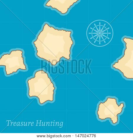 Treasure Map Islands Vector & Photo (Free Trial) | Bigstock
