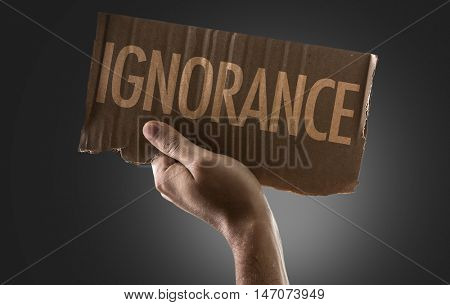Ignorance Image & Photo (Free Trial) | Bigstock