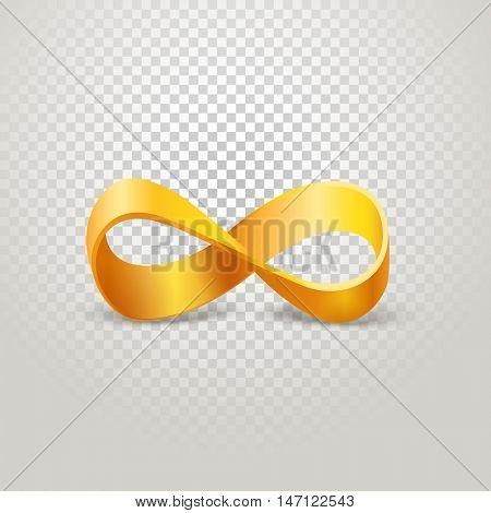 Infinity Golden Sign Vector & Photo (Free Trial) | Bigstock