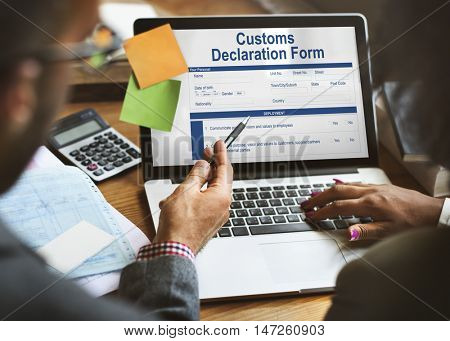 Customs Declaration Image & Photo (Free Trial) | Bigstock