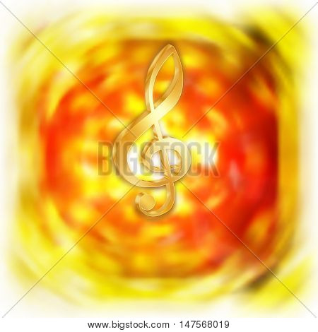 Golden Treble Clef Vector & Photo (Free Trial) | Bigstock