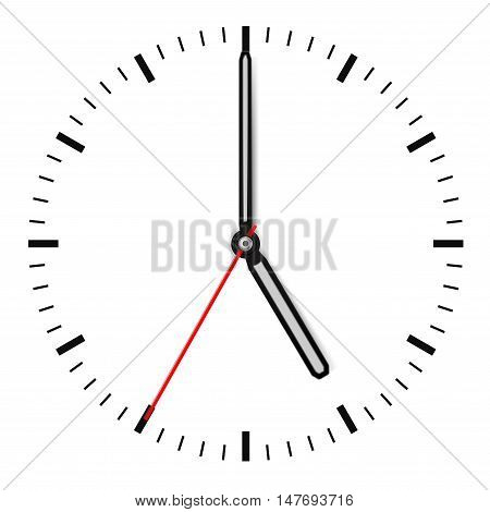 Clock Dial. Vector Vector & Photo (Free Trial) | Bigstock