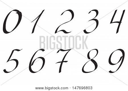 Numbers Handwritten Vector & Photo (Free Trial) | Bigstock