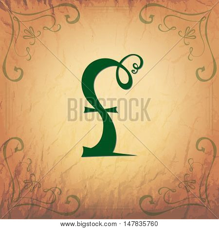 Pound Handwriting Vector & Photo (Free Trial) | Bigstock