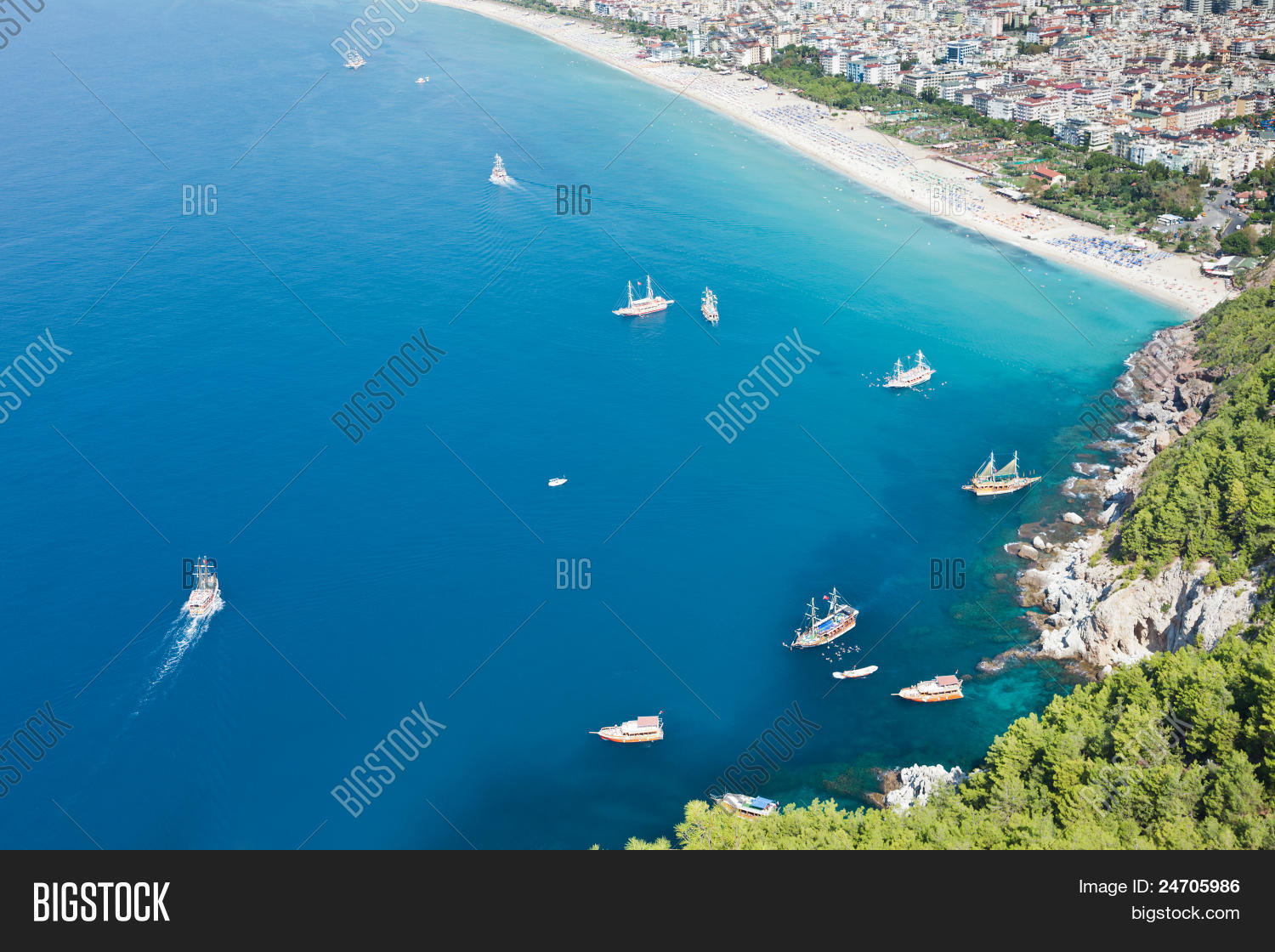 Cleopatra Sand Beach Image & Photo (Free Trial) | Bigstock