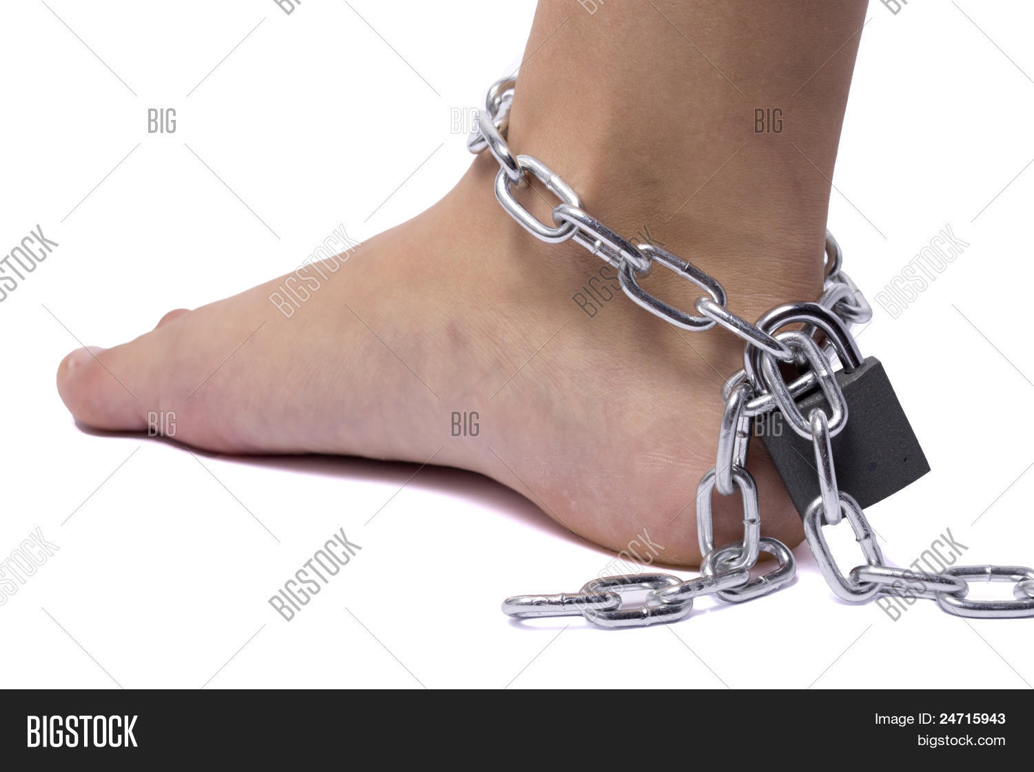 Chain Locks On Legs Image & Photo (Free Trial) | Bigstock
