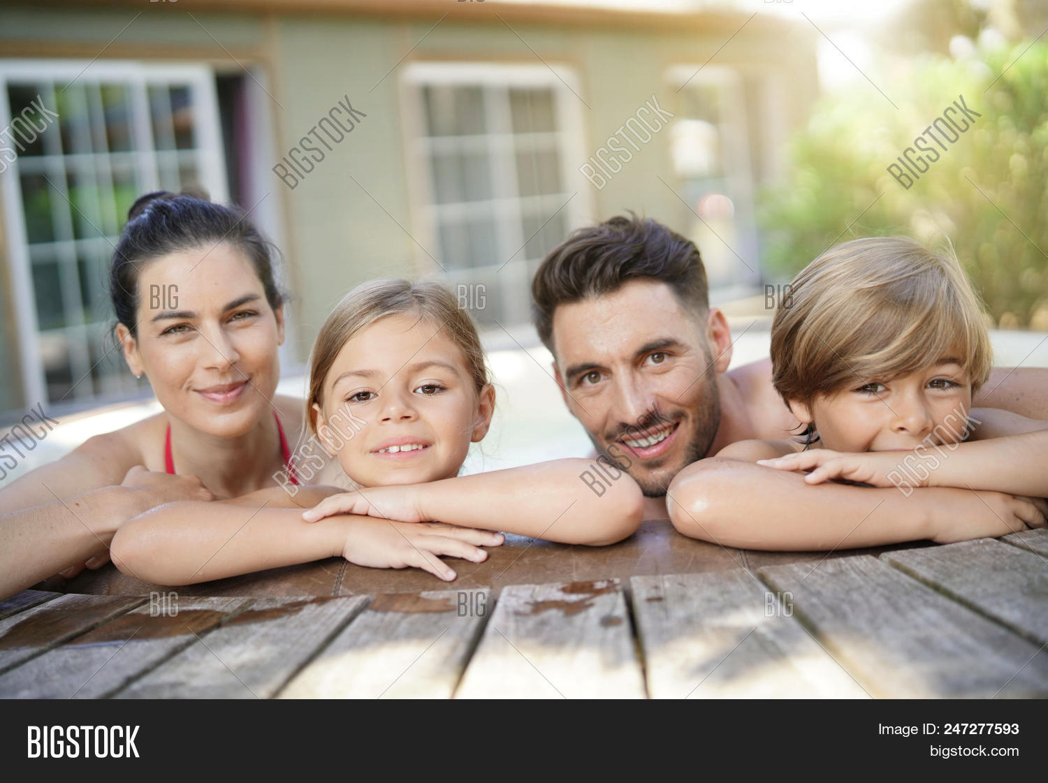 Family 4 Enjoying Bath Image & Photo (Free Trial) | Bigstock