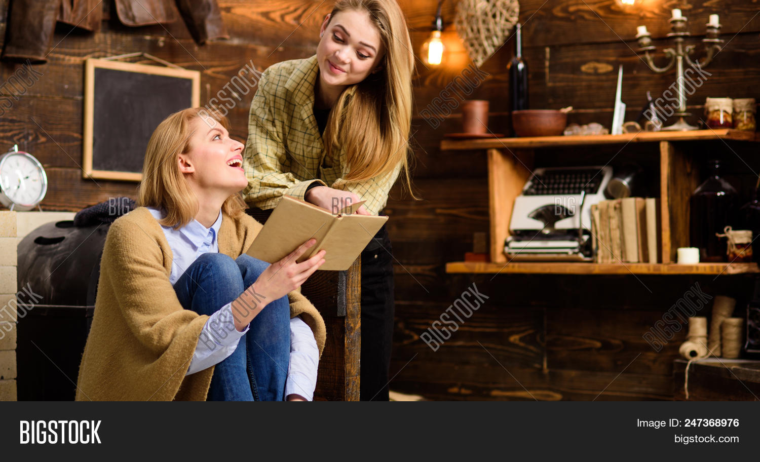 Girls Reading Together Image & Photo (Free Trial) | Bigstock
