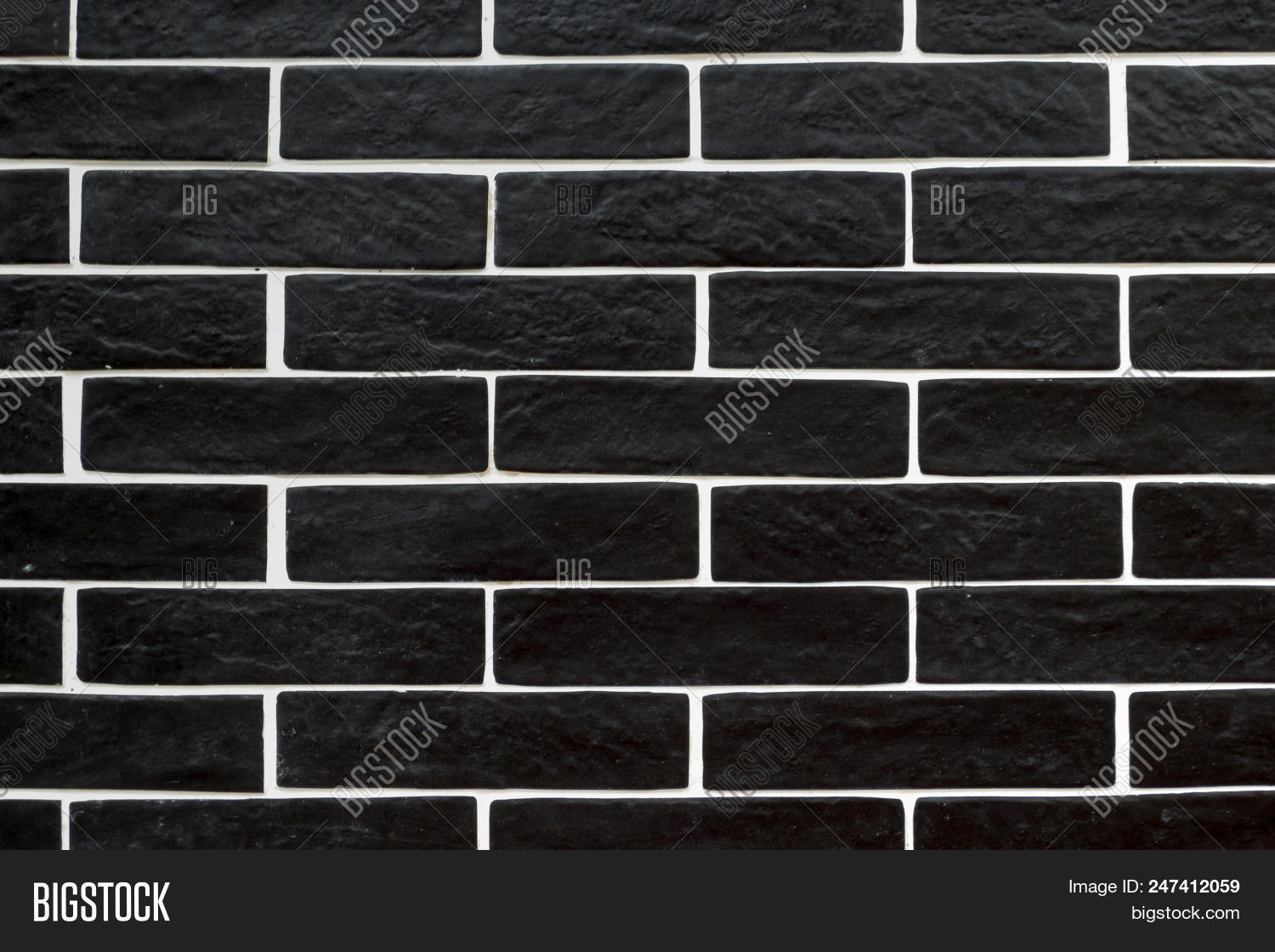 Black Brick Tiles Image & Photo (Free Trial) | Bigstock