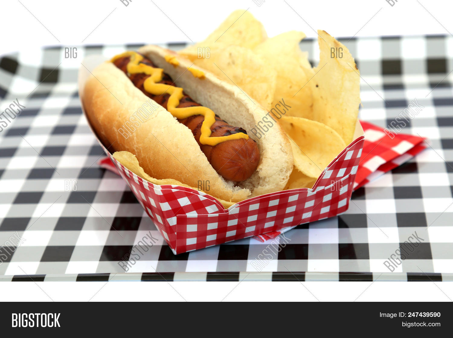Hot Dog. Hot Dog Bun Image & Photo (Free Trial) | Bigstock