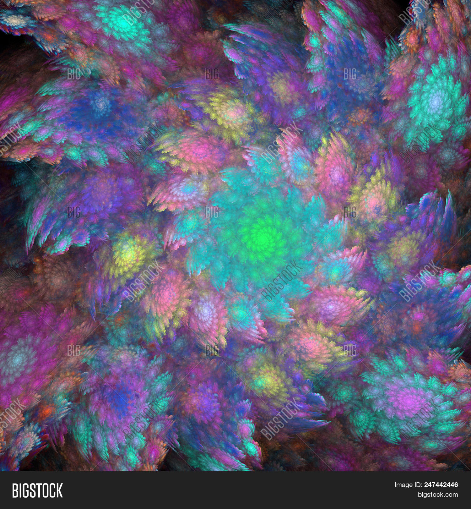 Abstract Fractal Swirl Image & Photo (Free Trial) | Bigstock