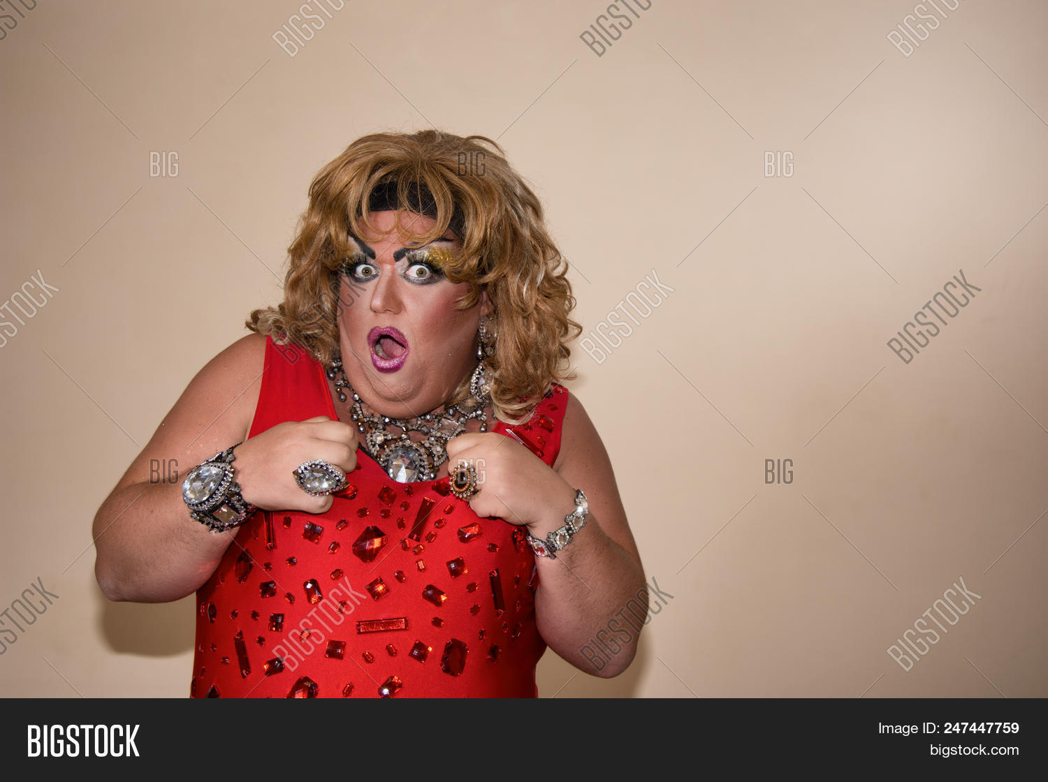 Funny Travesty Actor. Image & Photo (Free Trial) | Bigstock