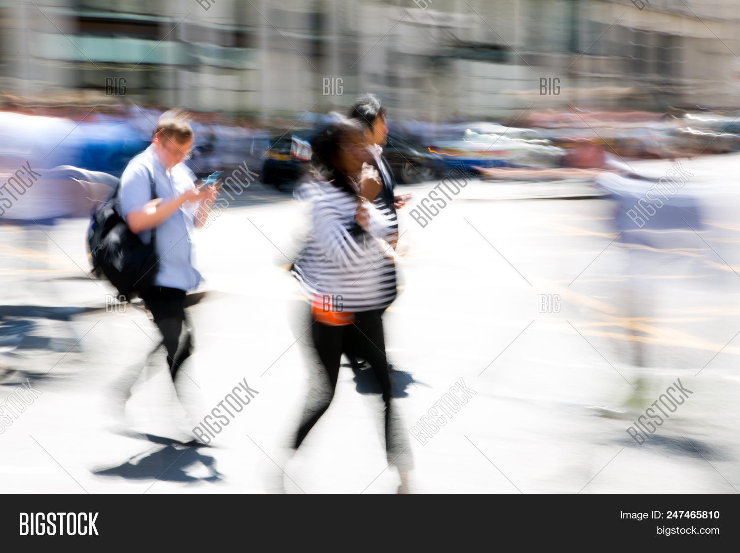 Walking People Motion Image & Photo (Free Trial) | Bigstock