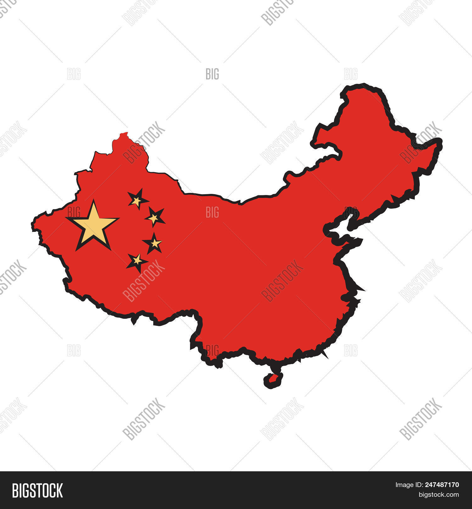 China Flag Design Image & Photo (Free Trial) | Bigstock