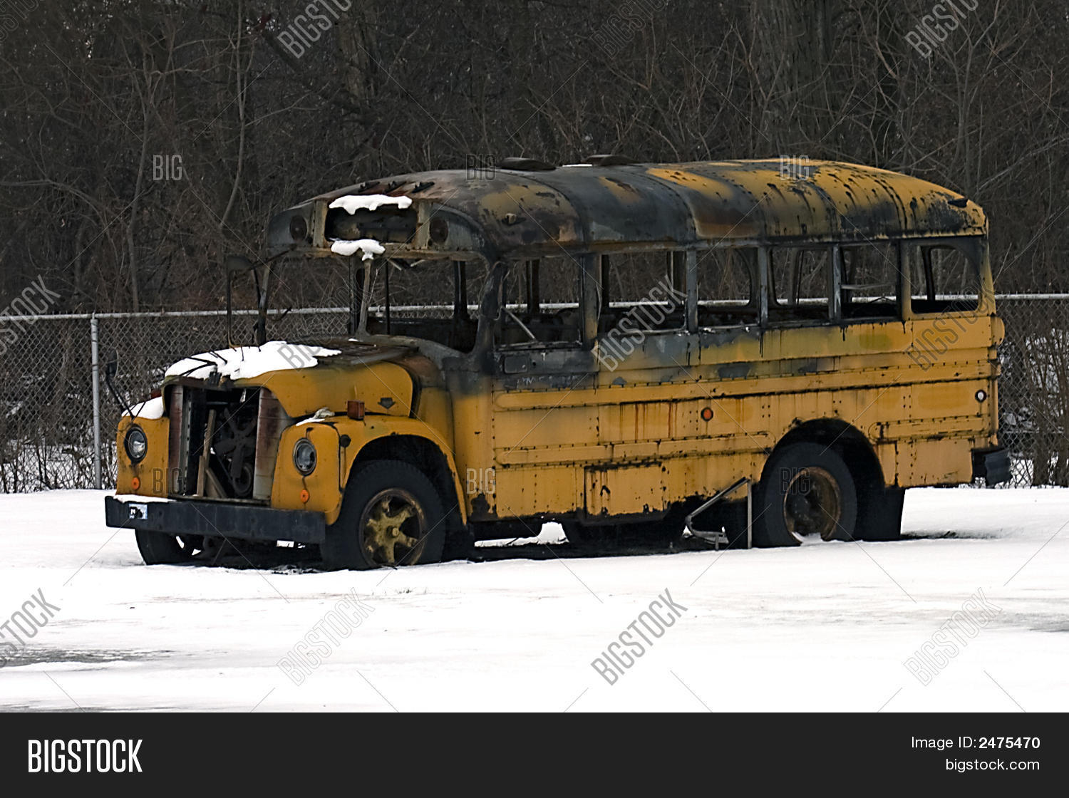 Burned School Bus Image & Photo (Free Trial) | Bigstock