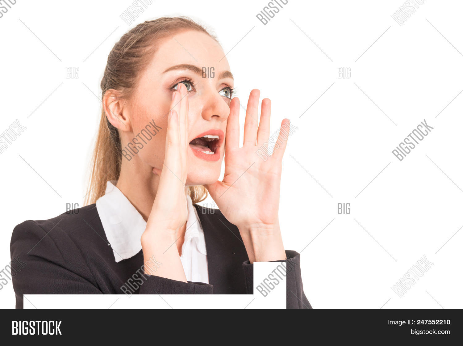Woman Whispering Image & Photo (Free Trial) | Bigstock