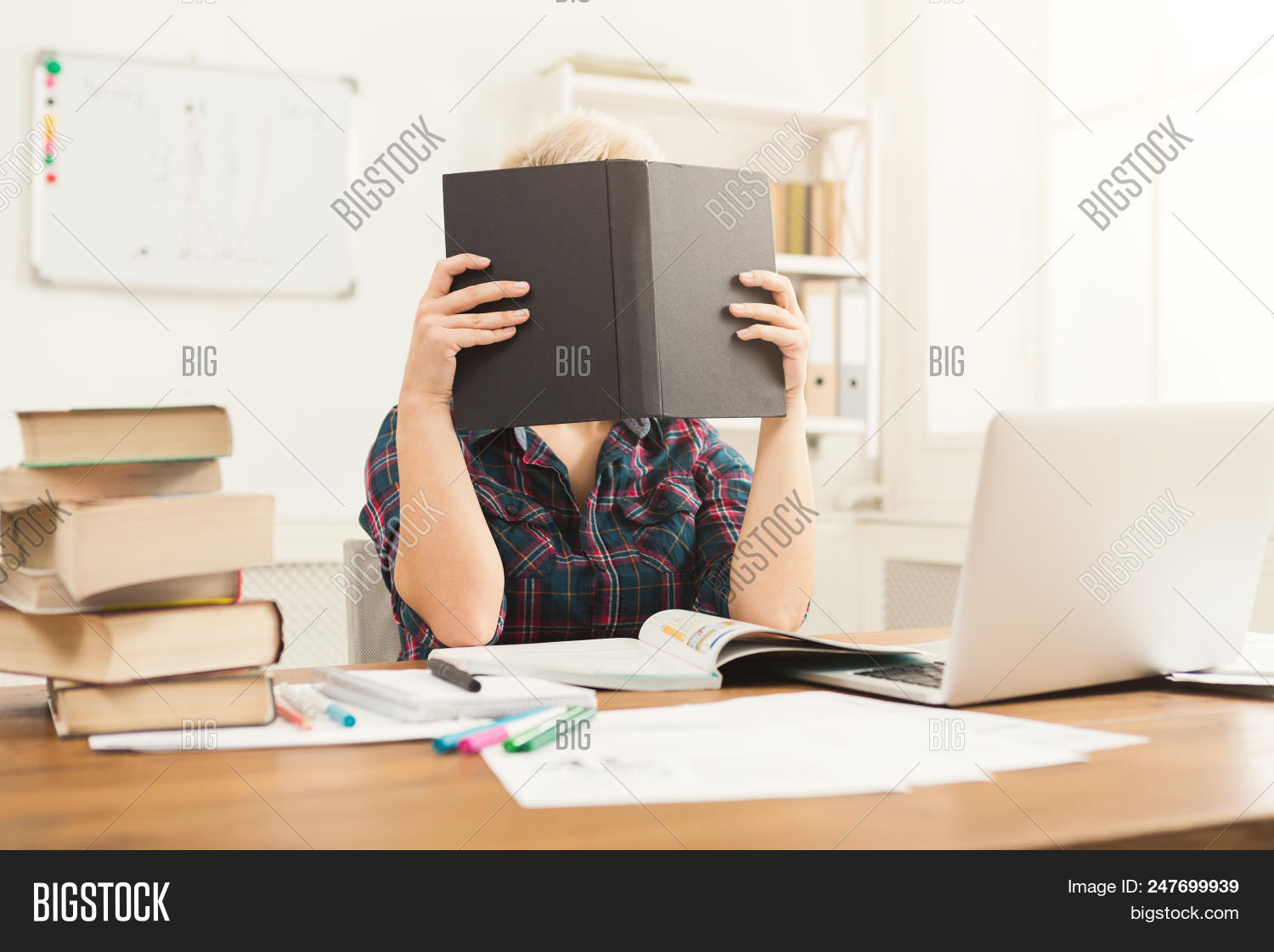 Tired Student Girl Image & Photo (Free Trial) | Bigstock