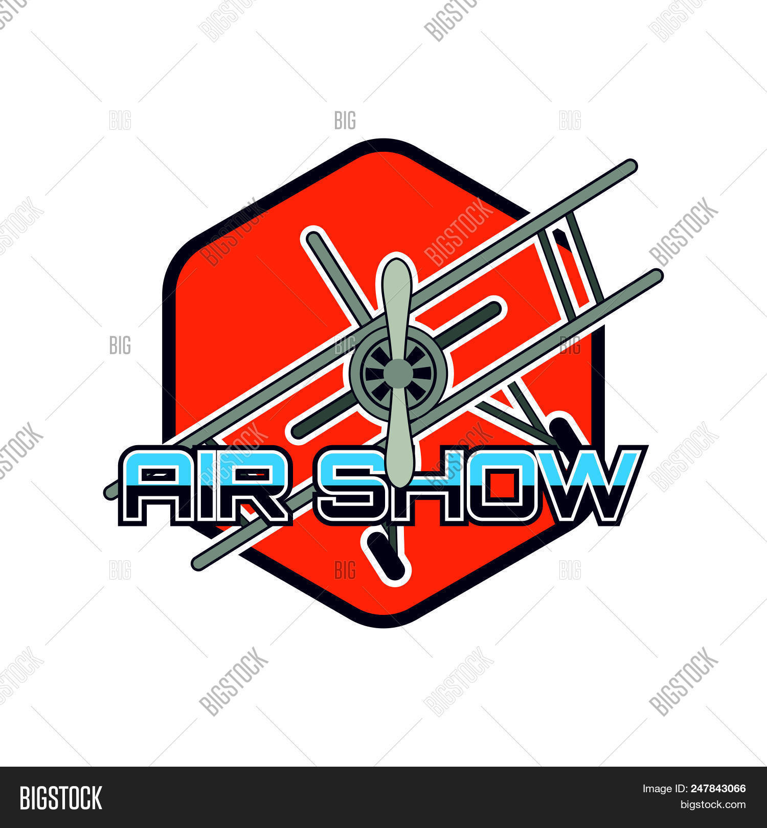 Air Show Logo Your Vector & Photo (Free Trial) | Bigstock
