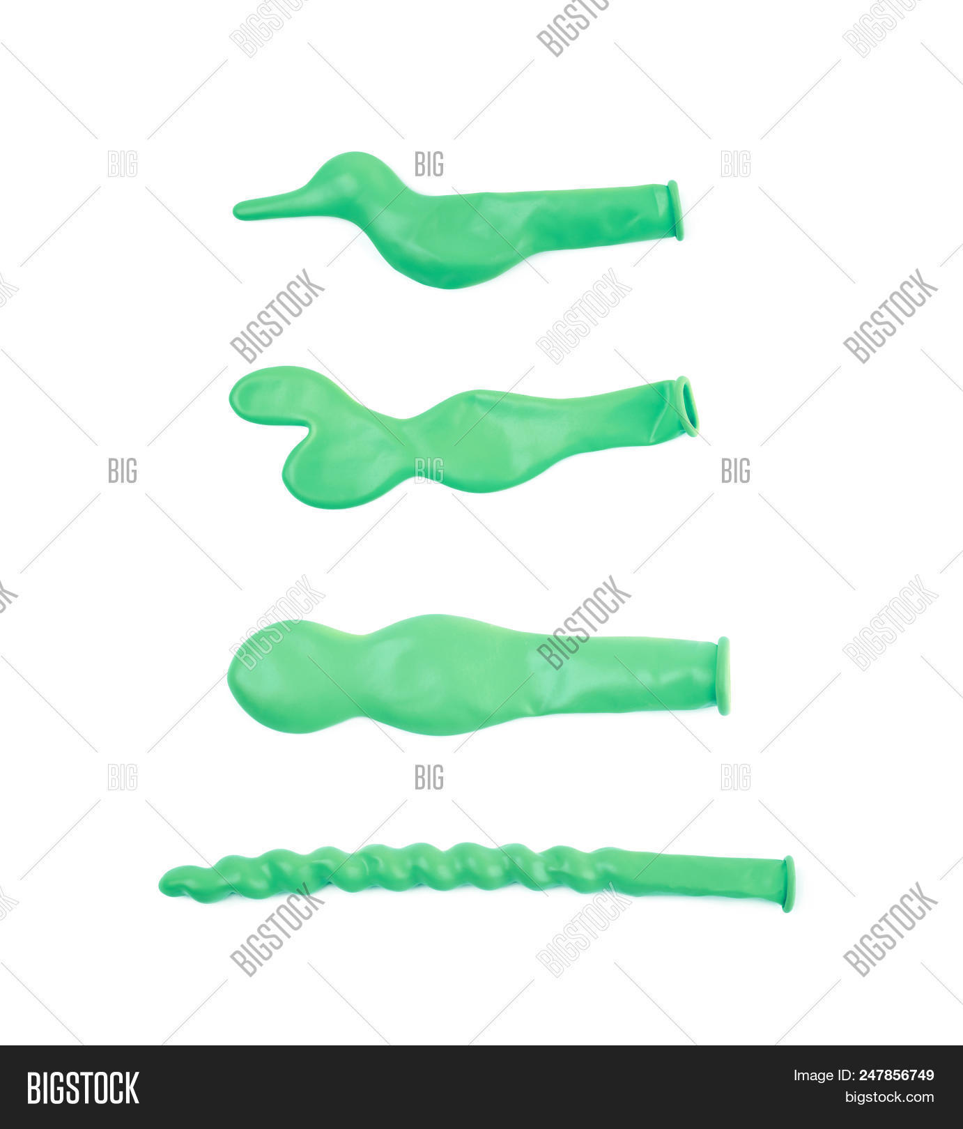 Unblown Shaped Balloon Image & Photo (Free Trial) | Bigstock