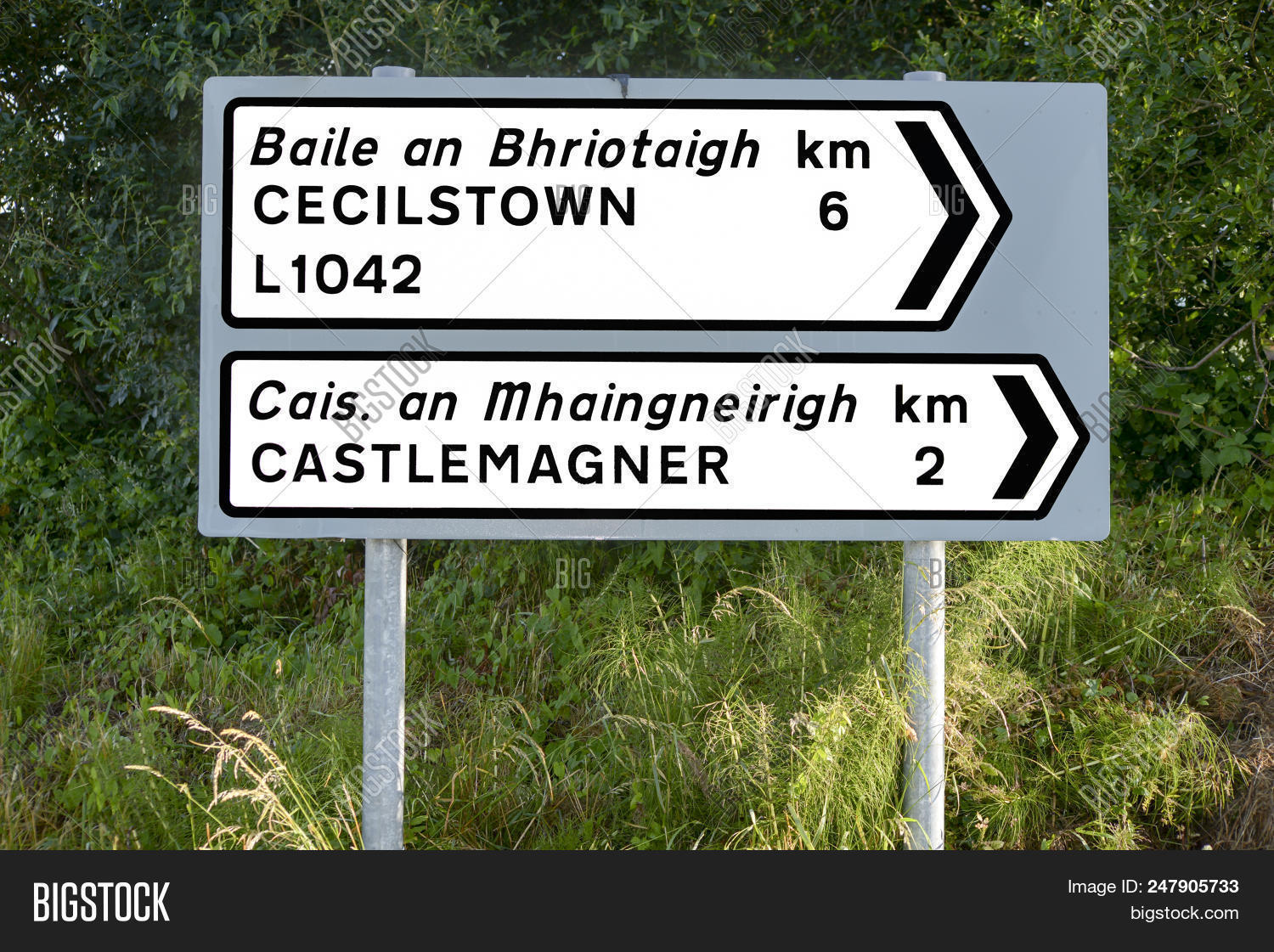 Irish Road Signs Image & Photo (Free Trial) | Bigstock