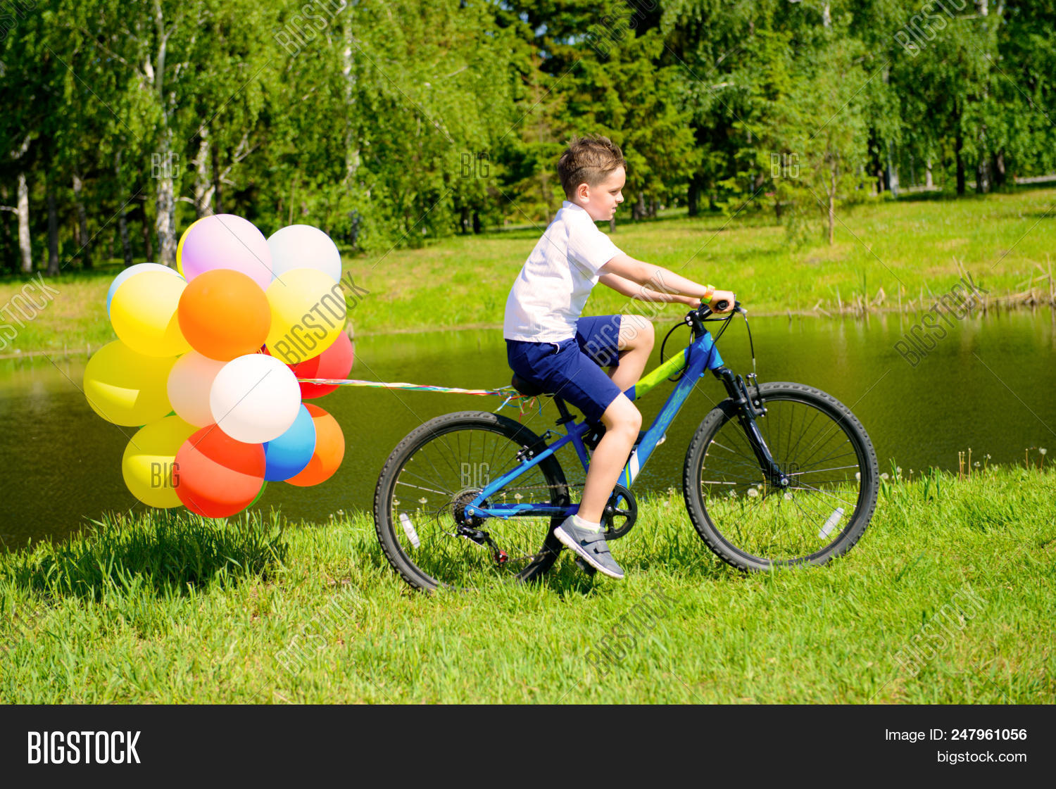Happy Boy Riding Image & Photo (Free Trial) | Bigstock