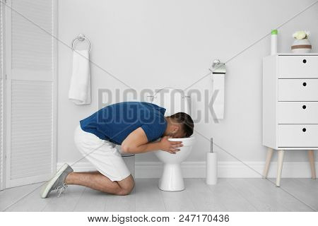 Young Man Vomiting Image & Photo (Free Trial) | Bigstock