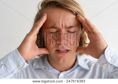 Stressed Young Man Image & Photo (Free Trial) | Bigstock