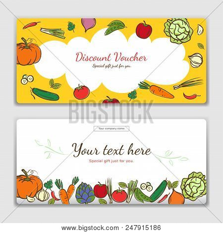 Vegetable Theme Gift Vector & Photo (Free Trial) | Bigstock
