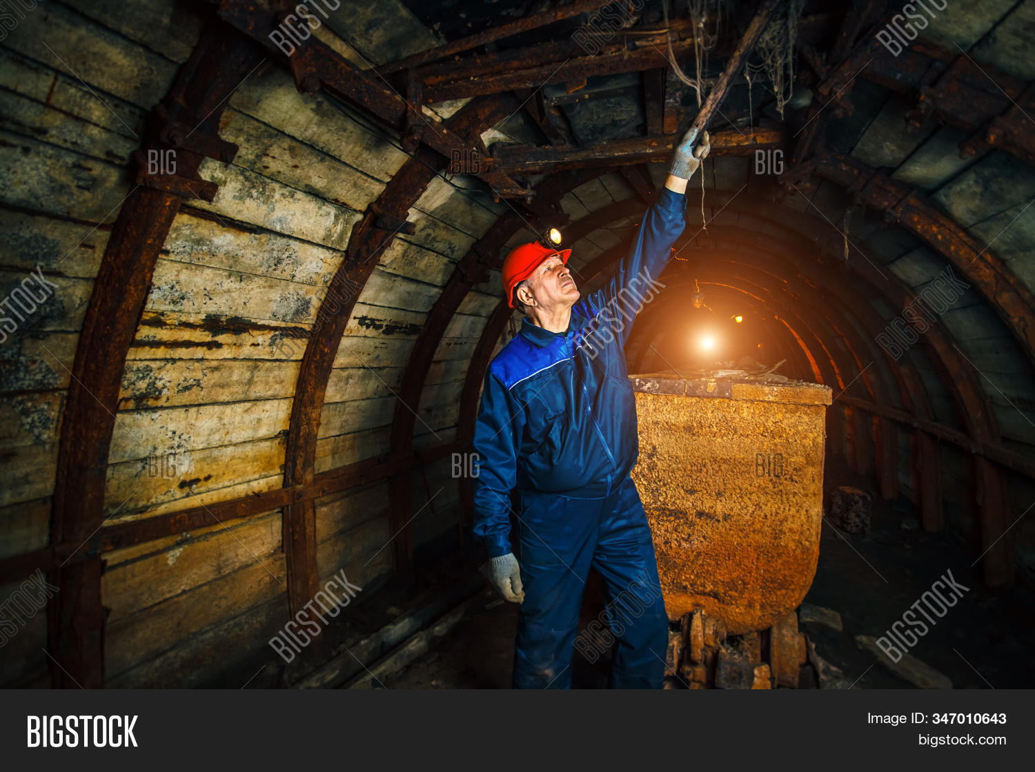 Miner Coal Mine Stands Image & Photo (Free Trial) | Bigstock