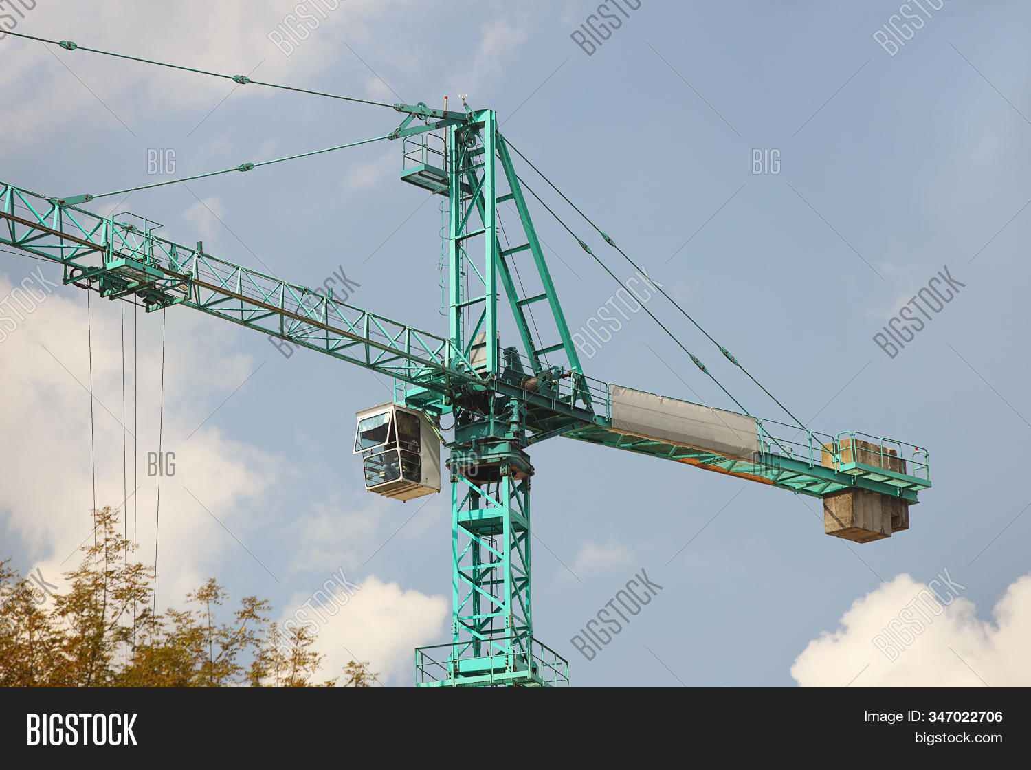 Tower Cranes Work Image & Photo (Free Trial) | Bigstock