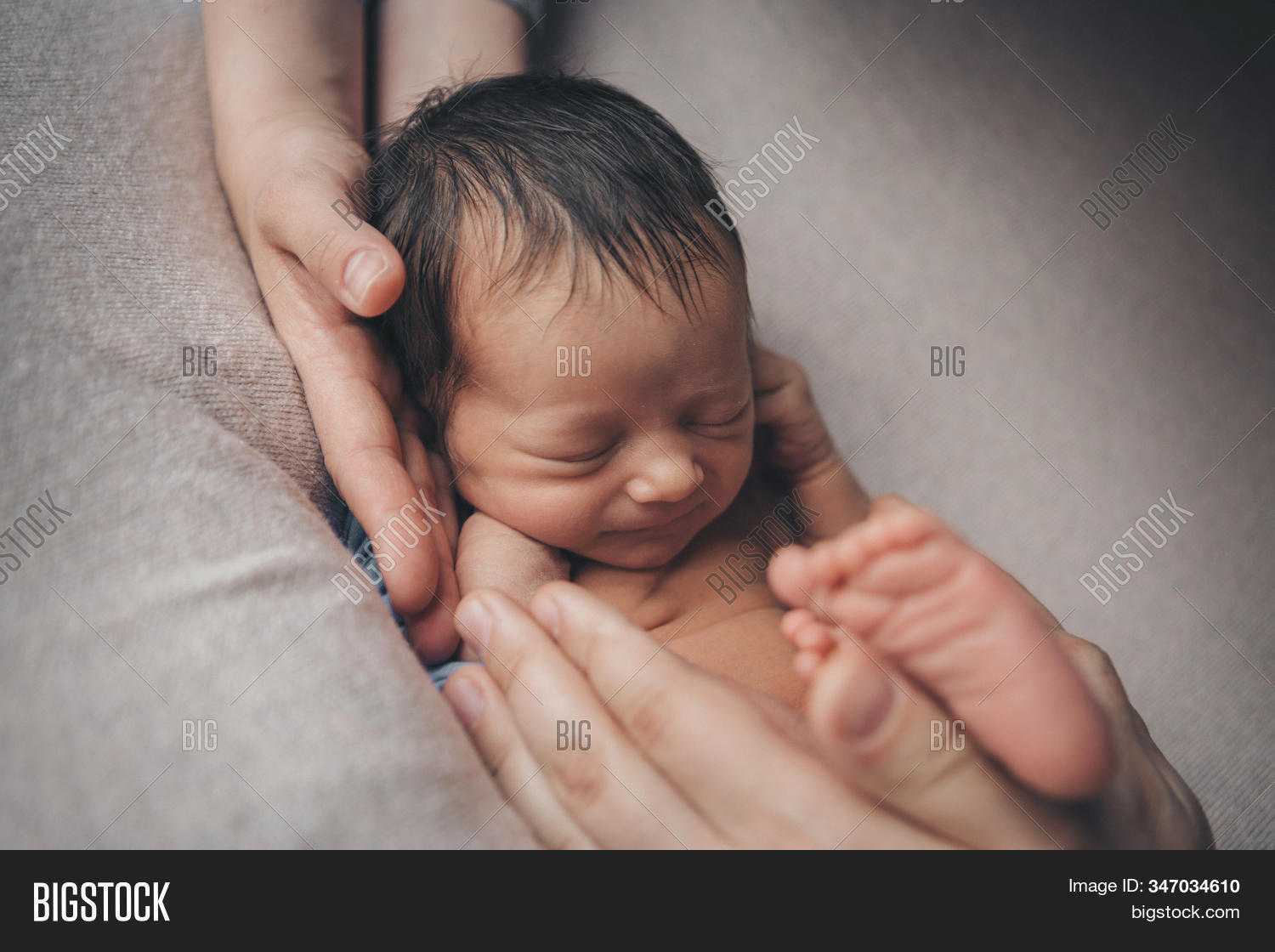 Newborn Baby Lying On Image & Photo (Free Trial) | Bigstock