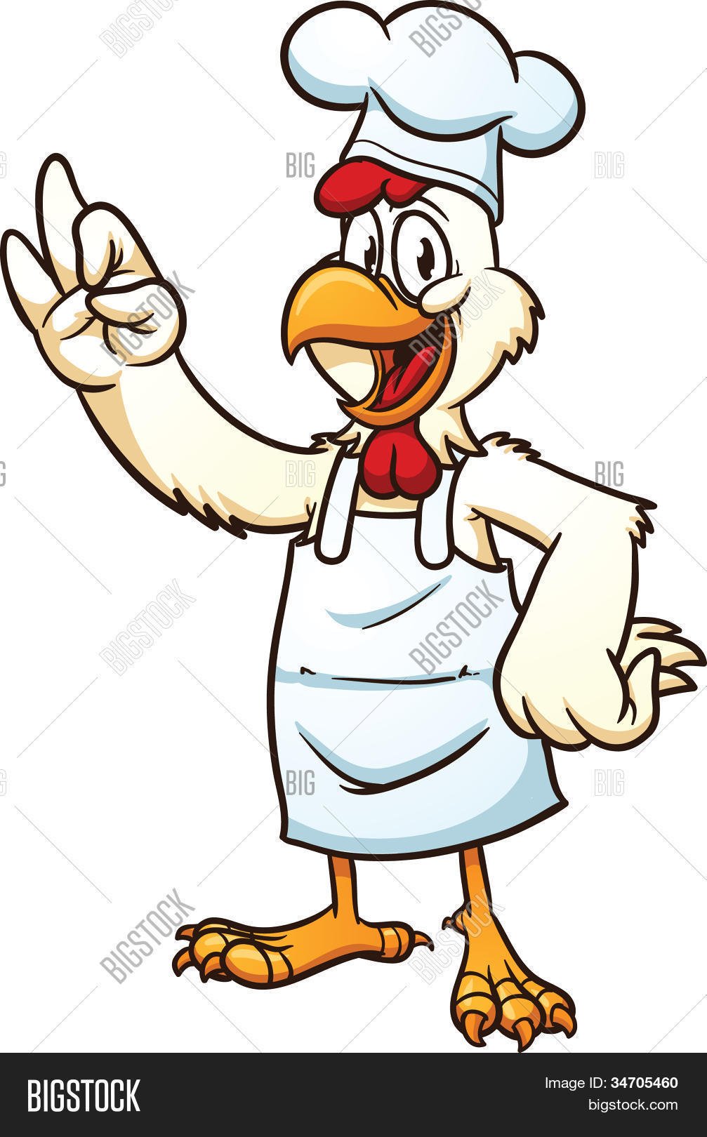 Vector y foto Cocinero De Dibujos (prueba gratis) | Bigstock