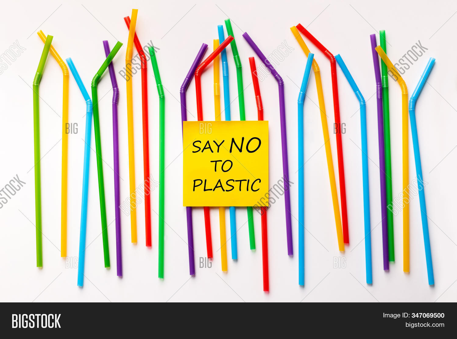 Say No Plastic Banner Image & Photo (Free Trial) | Bigstock
