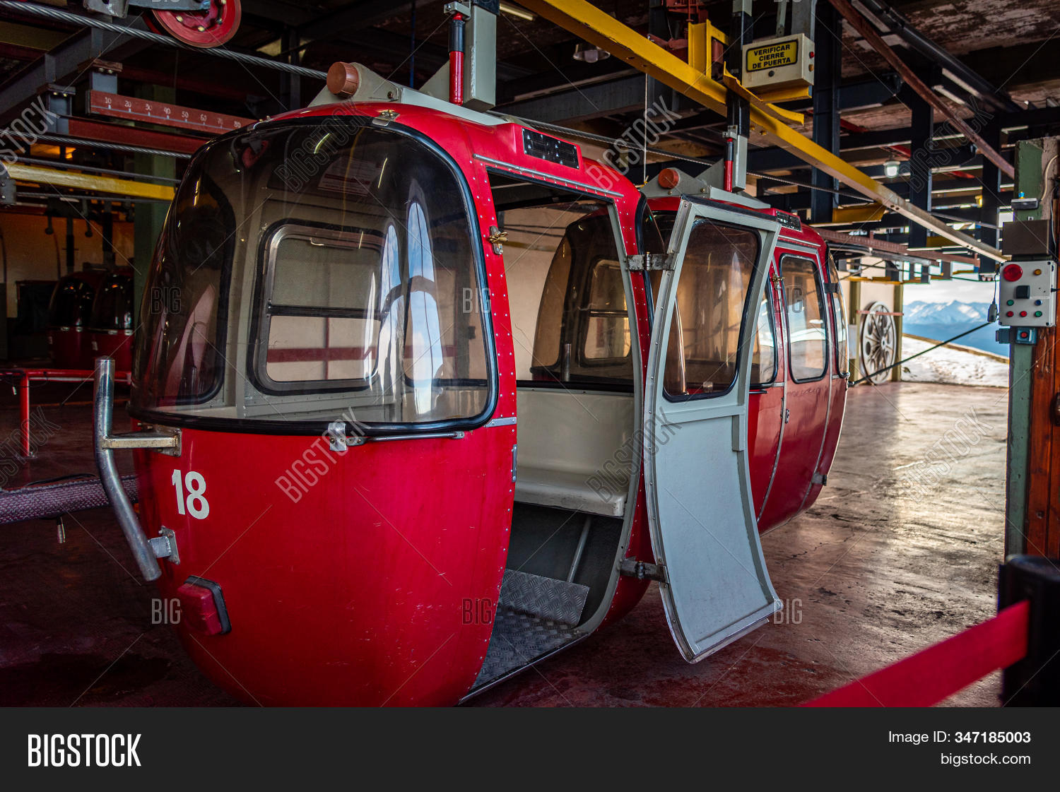 Open Red Cable Car Image & Photo (Free Trial) | Bigstock