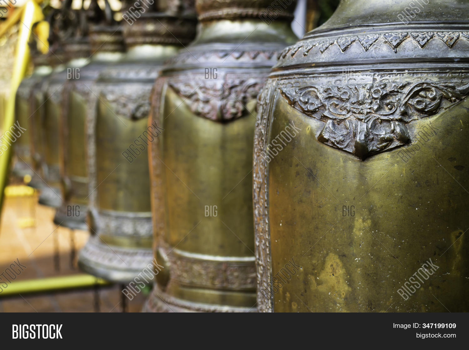 Hanged Many Bells Thai Image & Photo (Free Trial) | Bigstock