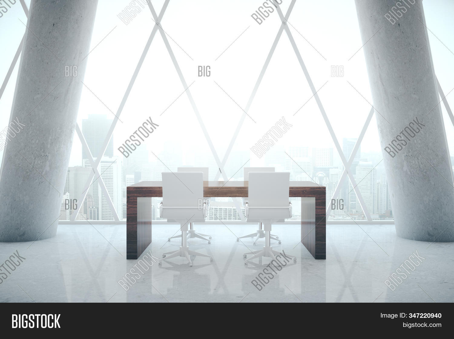 Conference Table White Image & Photo (Free Trial) | Bigstock