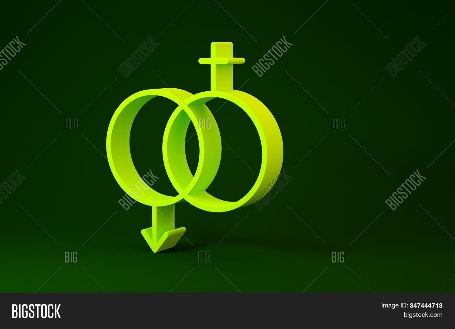 Yellow Gender Icon Image & Photo (Free Trial) | Bigstock