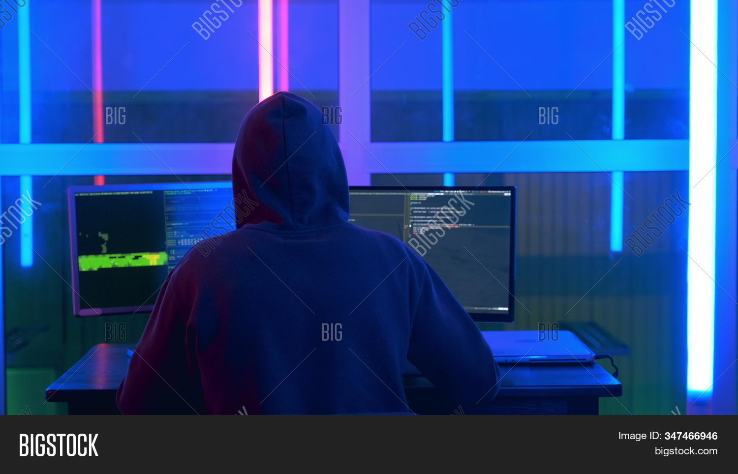Back View Hacker Black Image & Photo (Free Trial) | Bigstock