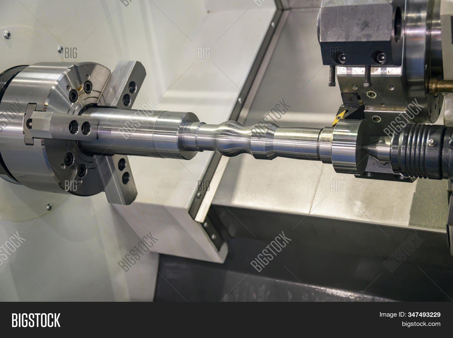Cnc Lathe Machine Image & Photo (Free Trial) | Bigstock