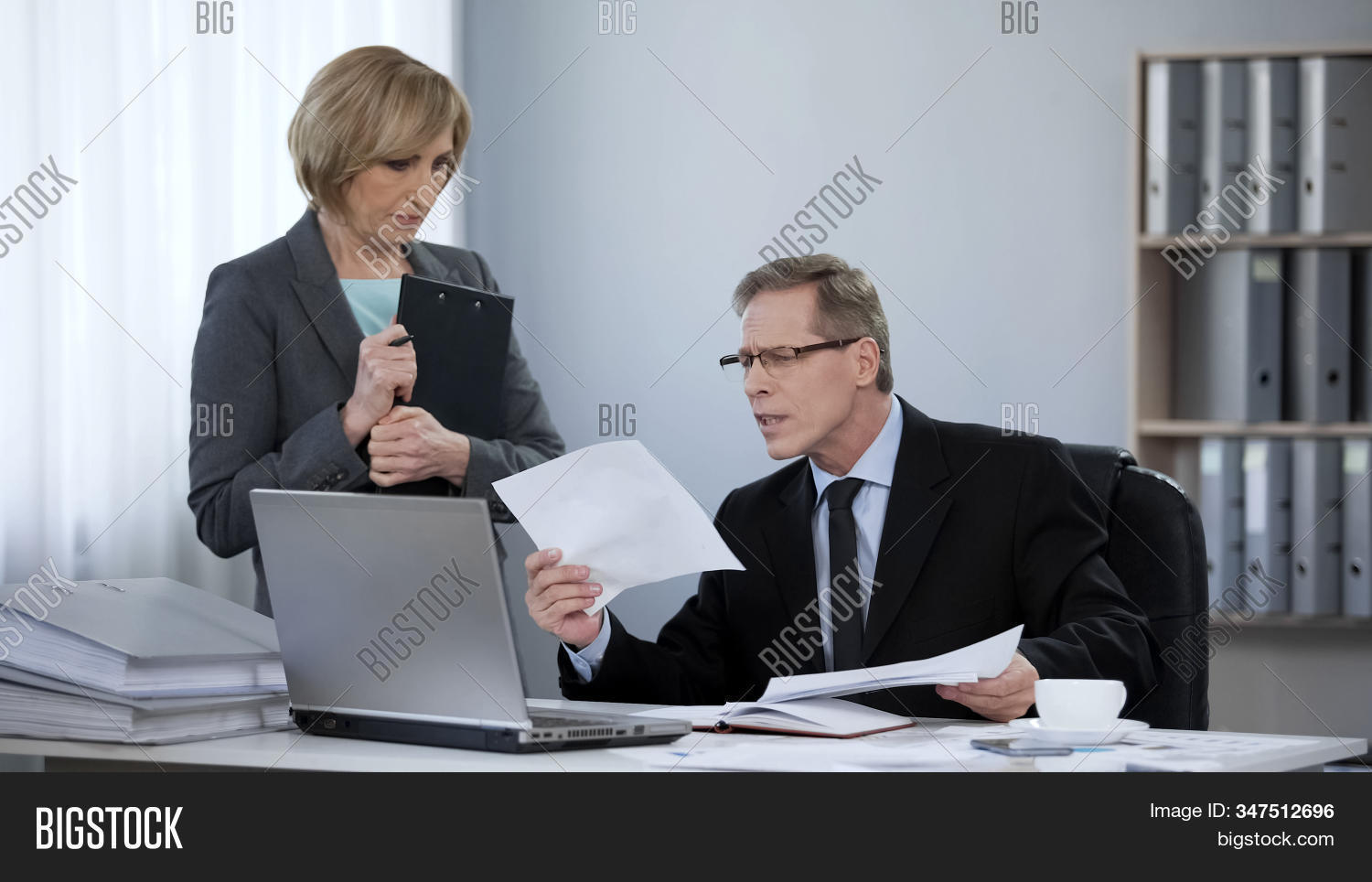 Boss Reading Business Image & Photo (Free Trial) | Bigstock